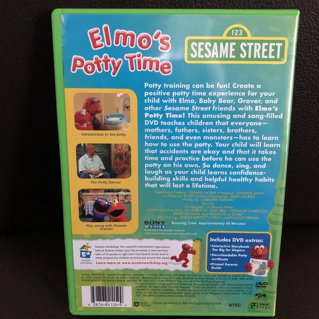 SESAME STREET - Elmo's Potty Time - DVD - £7.99 - PicClick UK