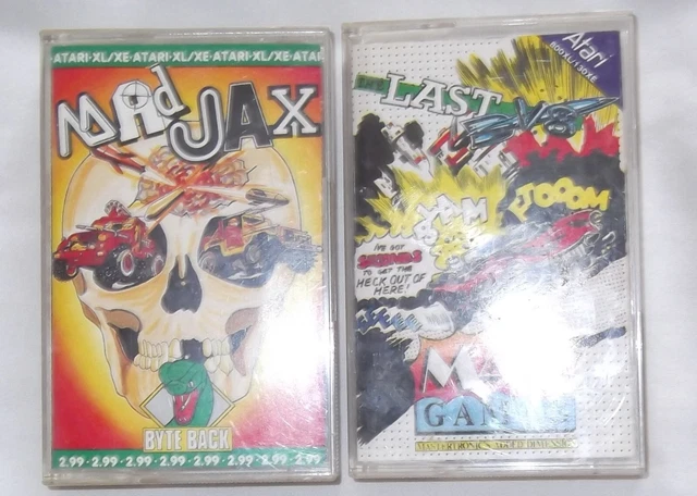 VINTAGE ATARI GAMES MAD JAX - LAST Tapes 800 XL / 130 XE Rare Retro ...