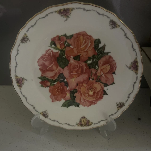 ROYAL ALBERT PLATE Elizabeth Of Glamis Sara Anne Schofield Queen ...