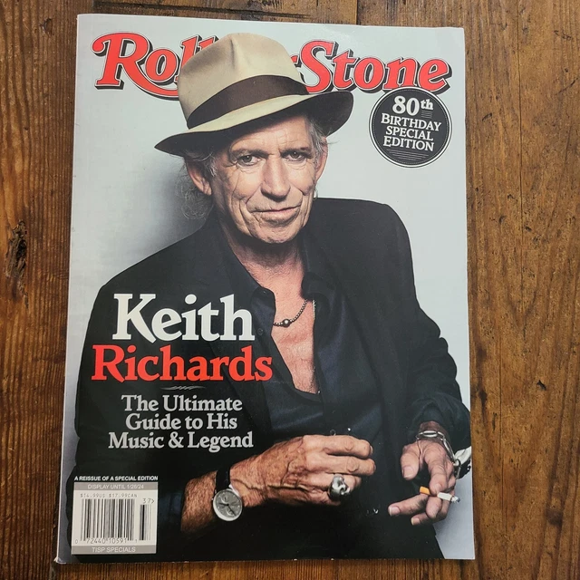 ROLLING STONE MAGAZINE Keith Richards 80Th Birthday Special Edition £6. ...