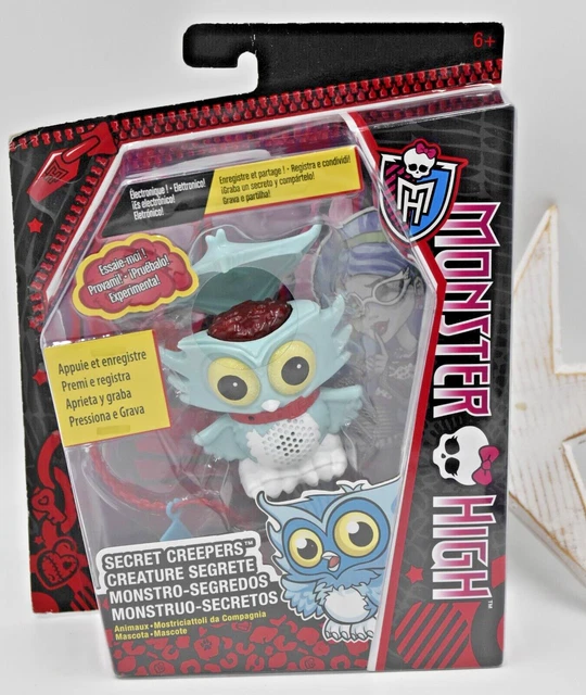MATTEL MONSTER HIGH Secret Creepers Pet Of Ghoulia Sir Hoots-a-Lot Owl ...