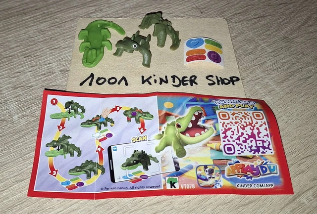 KINDER VT 78 Vt078 Animal Care Gustave Croco + Bpz EUR 1,79 - PicClick FR