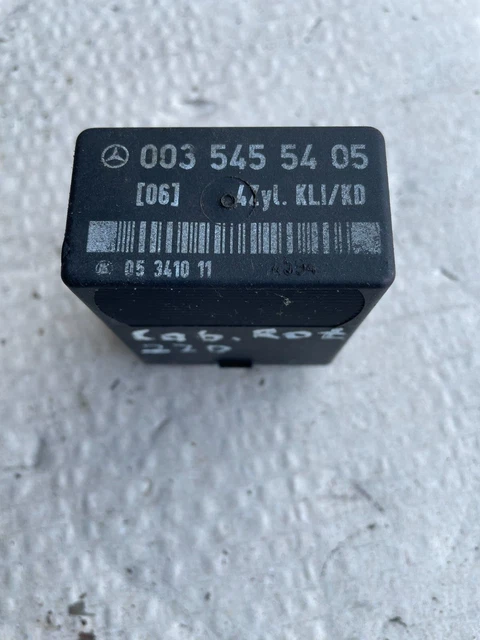 MERCEDES-BENZ W124 E220 convertible relay climate cooling compressor ...