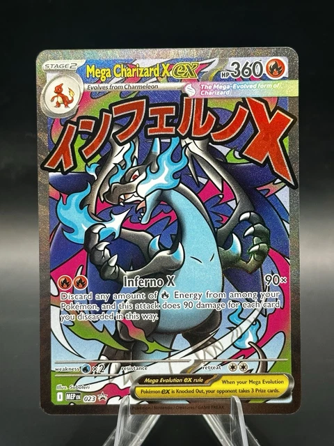 POKEMON PHANTASMAL FLAMES UPC MEGA CHARIZARD X EX #23 PROMO English £91 ...