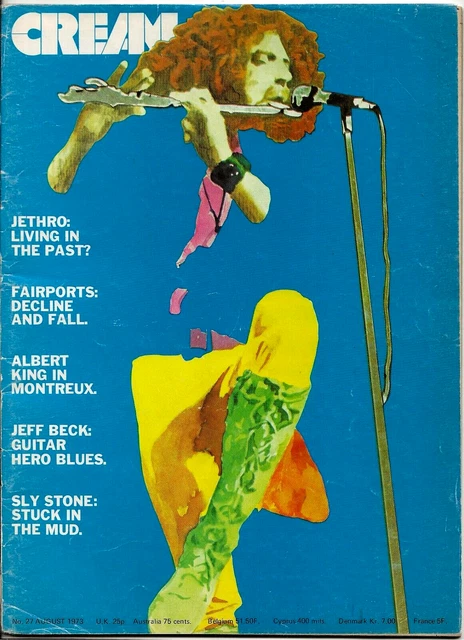 CREAM AUG 1973, # 27 ~ Jethro Tull/Fairport Convention/Jeff Beck/George ...