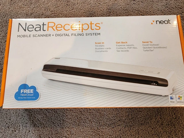 NEATRECEIPTS MOBILE DOCUMENT Scanner and Digital Filing System for PC ...
