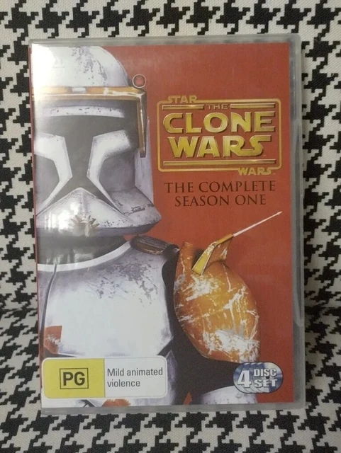 STAR WARS - The Clone Wars - Animated Series : Season 1 (DVD, 2009, 4 ...