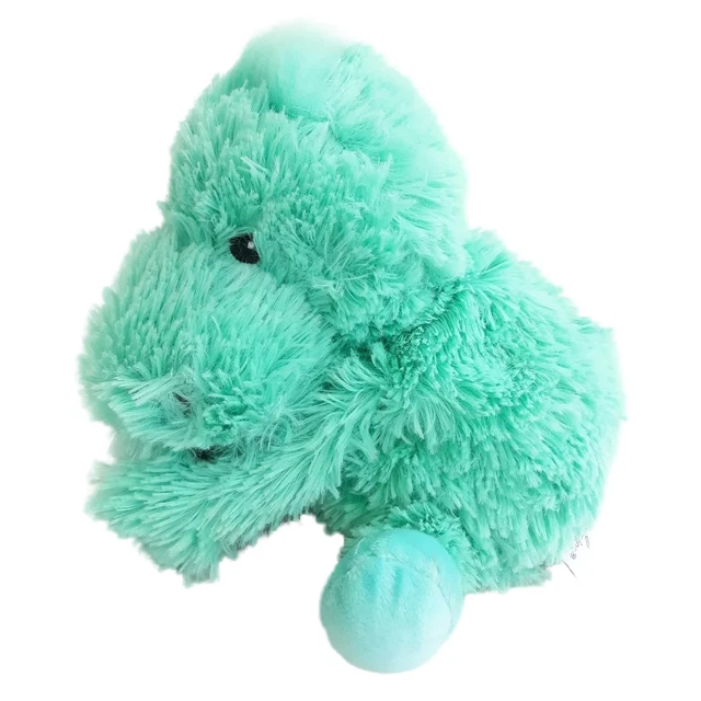 MICROWAVABLE SOFT TOY Teddy Dinosaur Plush Toy Heatable Green Intelex ...