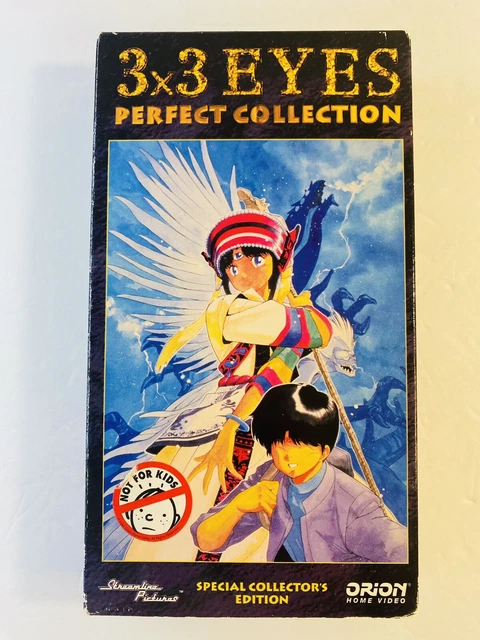 3X3 EYES PERFECT Collection VHS 1991 Anime Horror W/Human Twist £11.82 ...