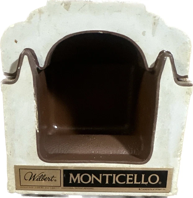 VINTAGE WILBERT MONTICELLO Sample Casket Mini Coffin Halloween Rare ...