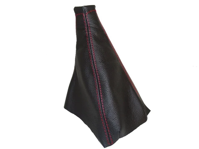 SCHALTSACK FÜR FORD Sierra RS Cosworth 1987-1993 Leder Schwarz Naht Rot ...