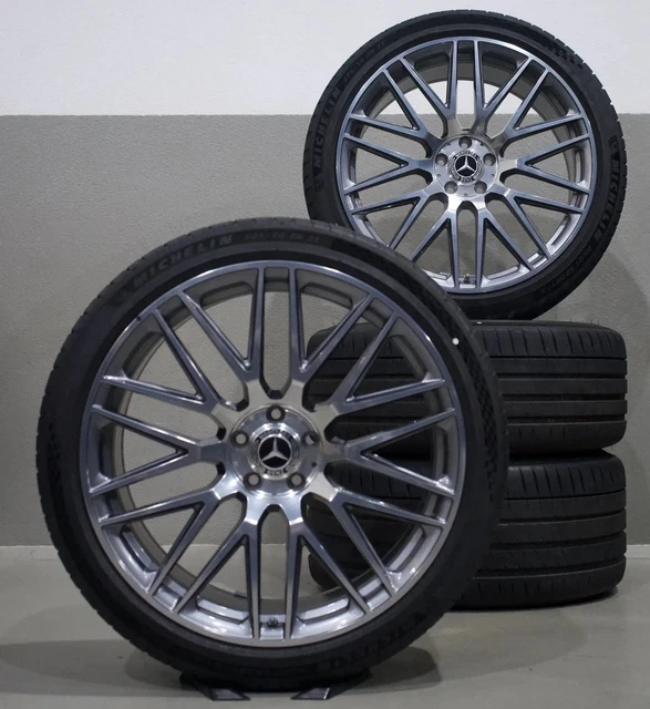 ORIGINAL MERCEDES-BENZ SL43 55 63 R232 AMG 21 Zoll Sommerreifen Felgen ...