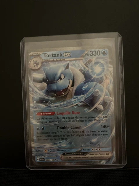 CARTE POKÉMON TORTANK EX 009/165 MEW Ecarlate & Violet Pokémon 151 FR ...