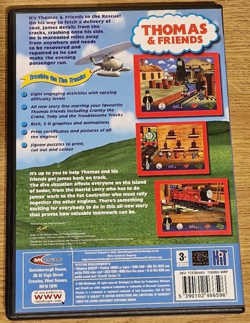 THOMAS & FRIENDS: Trouble on the Tracks - PC CD-ROM £1.16 - PicClick UK