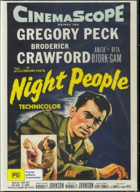 NIGHT PEOPLE DVD Gregory Peck Broderick Crawford Brand New and Sealed ...