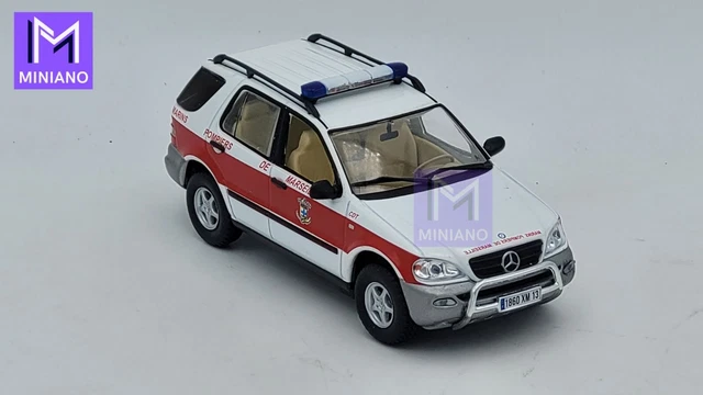 POMPIER MERCEDES-BENZ ML 270 MARINS-POMPIERS MARSEILLE VL N°61 HACHETTE ...