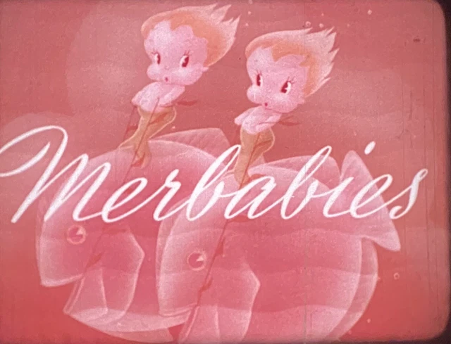 16MM FILM DISNEY MERBABIES (1938) Classic Cartoon Silly Symphony Ponyo ...