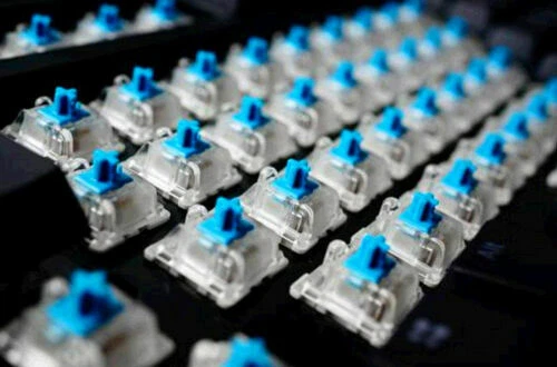 RGB LED BACKLIGHT Blue Mechanical Switch Keyboard Replacement For ...