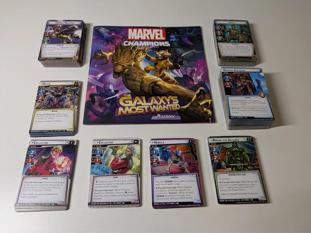 THE GALAXY'S MOST WANTED Marvel Champions Expansion 100% Complete (No ...