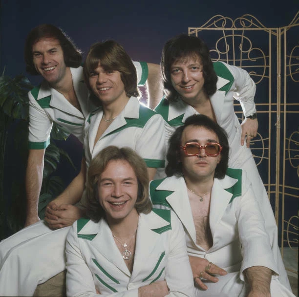 ENGLISH POP GROUP The Rubettes In Matching Outfits Mick John1975 Old ...