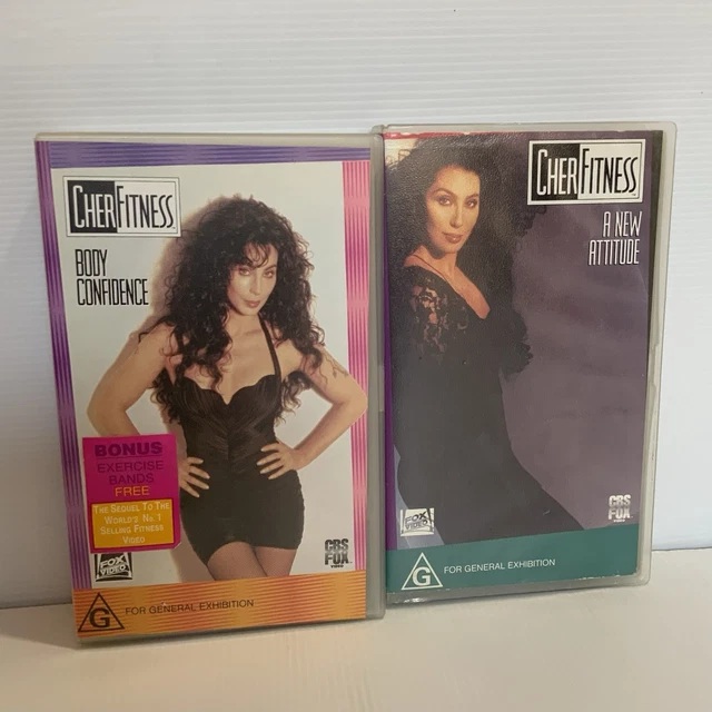 CHER FITNESS VHS Lot | Body Confidence / A New Attitude 80s Workout $30 ...