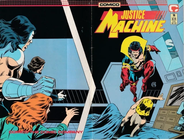 JUSTICE MACHINE #15 Comico Comics 03/88 (VF+ 8,5/photo stock) EUR 2,88 ...