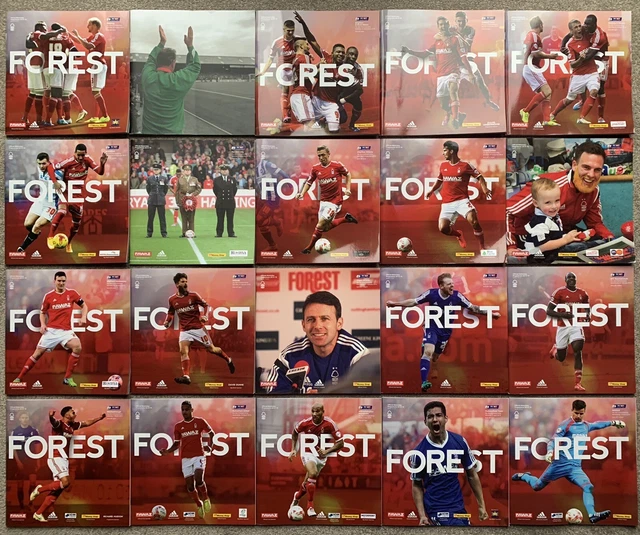 NOTTINGHAM FOREST 2014 2015 HOME FOOTBALL PROGRAMME COLLECTION ...