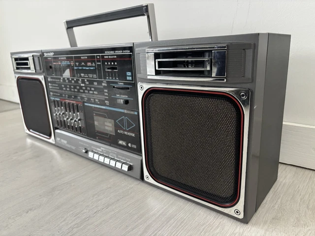 SHARP- GHETTO BLASTER BoomBox Vintage EUR 70,00 - PicClick FR