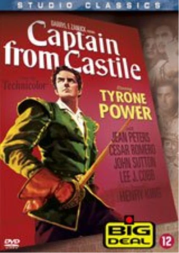 CAPTAIN FROM CASTILE (DVD) Tyrone Power Jean Peters Cesar Romero Lee J ...