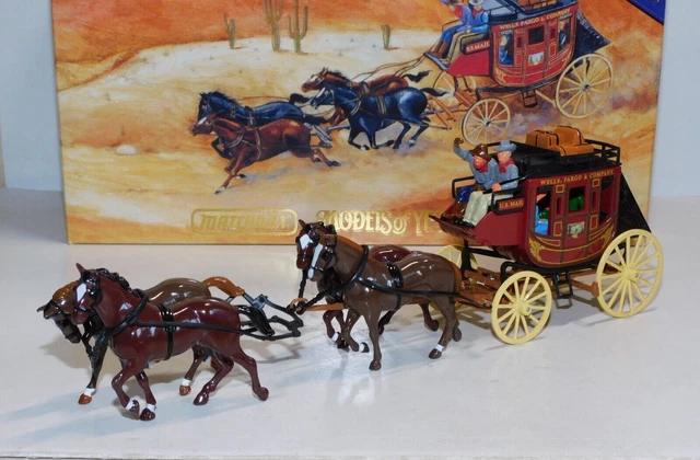 MATCHBOX MODELS OF Yesteryear 1875 Wells Fargo Stagecoach 1/43 Ysh3 £59 ...