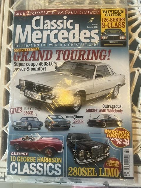 CLASSIC MERCEDES MAGAZINE Issue 47 Summer 2024, 126 Buyers Guide ...