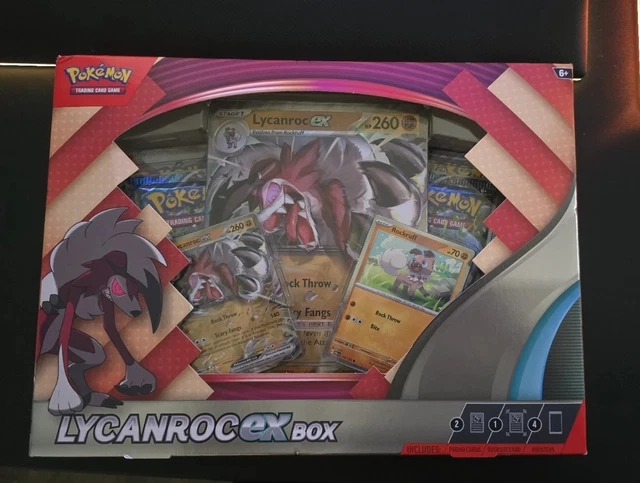 POKEMON TCG LYCANROC Ex Box - NEW & SEALED OFFICIAL Pokemon trading ...
