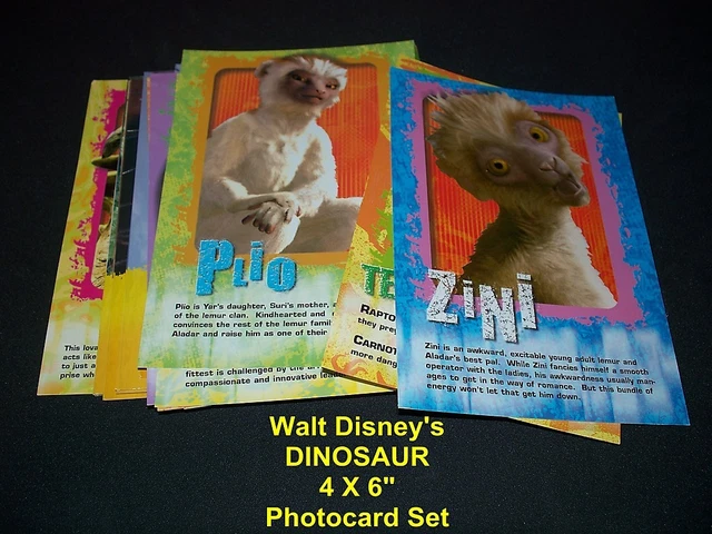 WALT DISNEY'S DINOSAUR Complete Set Photo Cards $11.39 - PicClick AU
