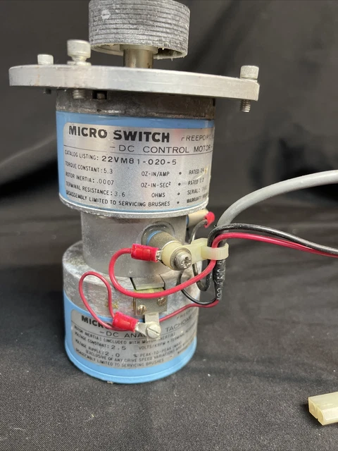 HONEYWELL/MICRO SWITCH MOTOR 22Vm81-020-5/Analog Tachometer £60.00 ...