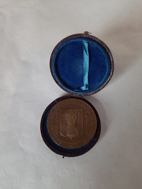 MÉDAILLE DE TABLE - Société des agriculteurs de France Ch. PILLET ...