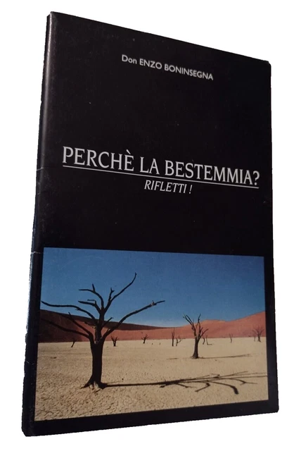 DON ENZO BONINSEGNA PERCHè LA BESTEMMIA? RIFLETTI ! / pro manuscripto ...