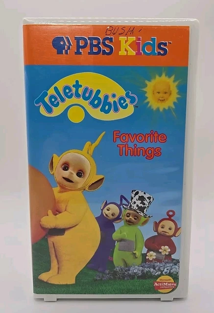 TELETUBBIES FAVORITE THINGS VHS Tape 1999 Volume 4 PBS Kids Clamshell ...