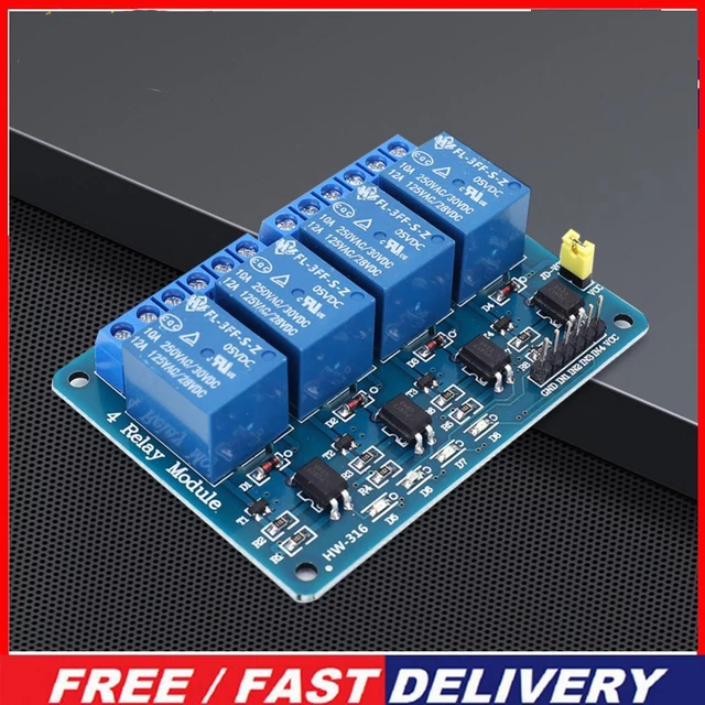 5V 12V 24V Relay Board with Optocoupler Isolation for Arduino DIY (5V 4S) EUR 8,47 - PicClick FR
