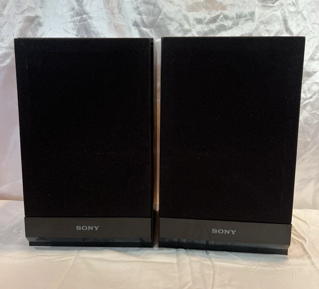 SONY SS-CEH45 BOOKSHELF SPEAKERS 4 OHMS 24H x 15W x 13.5D BLACK £24.99 ...