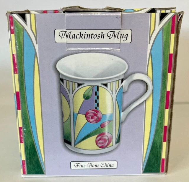 THE LEONARDO COLLECTION Charles Rennie Mackintosh Rose Design Mug Boxed ...