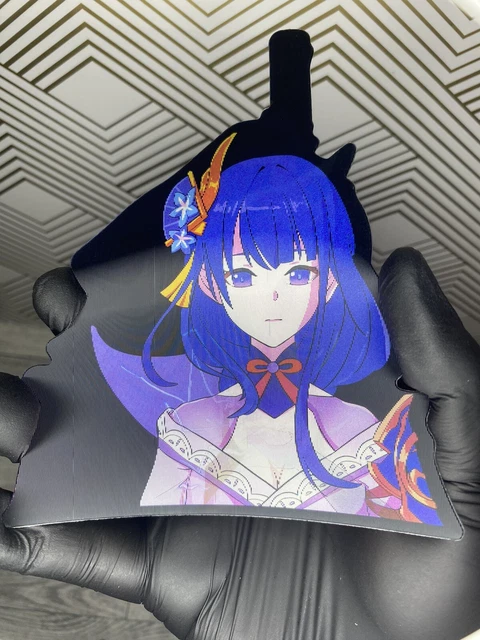 GENSHIN IMPACT RAIDEN 3D Lenticular Car Motion Sticker Decal $7.95 ...