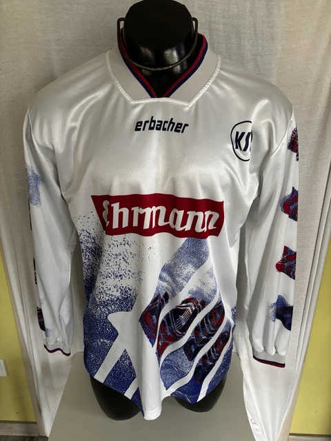 KARLSRUHER SC KSC Trikot Erbacher Ehrmann XL Knup 9 Rarität EUR 199,00 ...