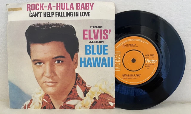 ELVIS PRESLEY - Rock-A-Hula Baby - 7" Vinyl Single 1977 RCA Victor RCA ...