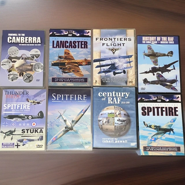 RAF AND WW2 DVD Bundle x8 Lancaster Spitfire Canberra £14.95 - PicClick UK