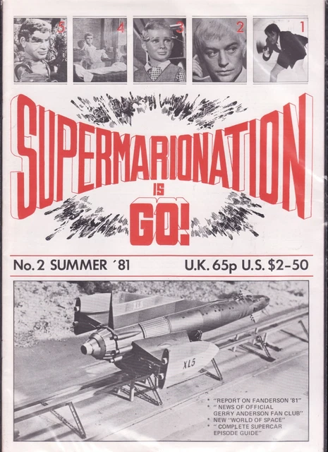 S.I.G.MAGAZINE #2 1981 Gerry Anderson Itc Thunderbirds Stingray Ufo ...