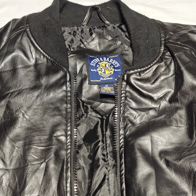 STEVE & BARRY’S Vintage Beer Delivery Guy BLack Bomber Style Jacket ...