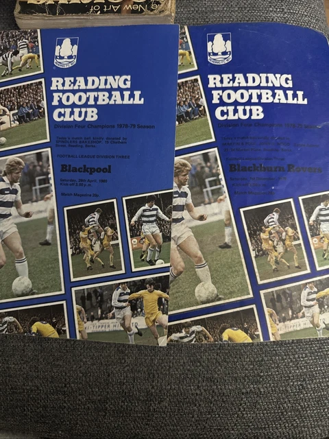 READING FC MATCH Programmes 1978/1979 £1.76 - PicClick UK