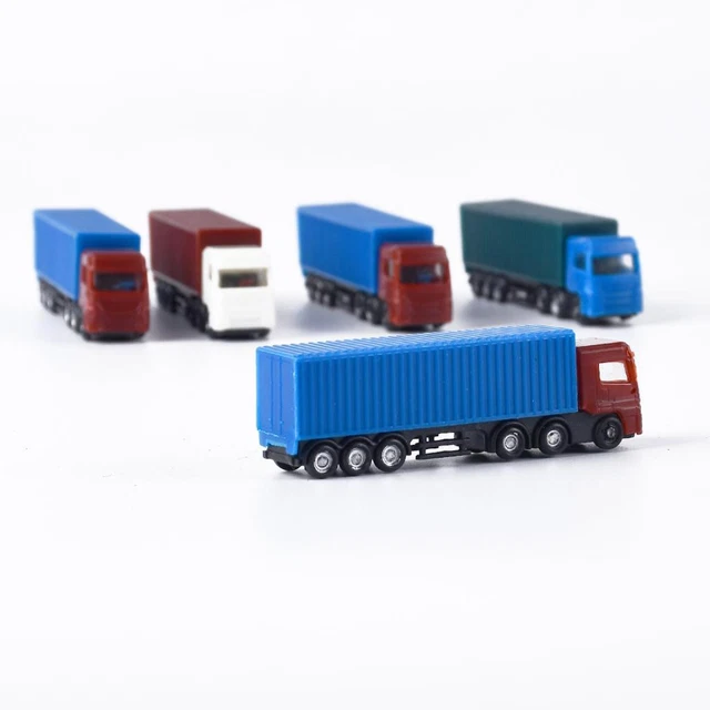 1:100 SCALE MODEL Container Truck Lorry Vehicles HO OO TT Gauge ...