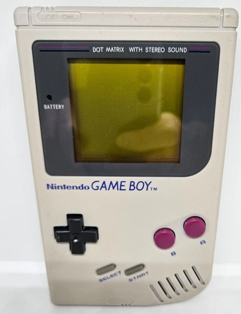 ORIGINAL NINTENDO GAME Boy DMG-01- Glass screen, cleaned ...