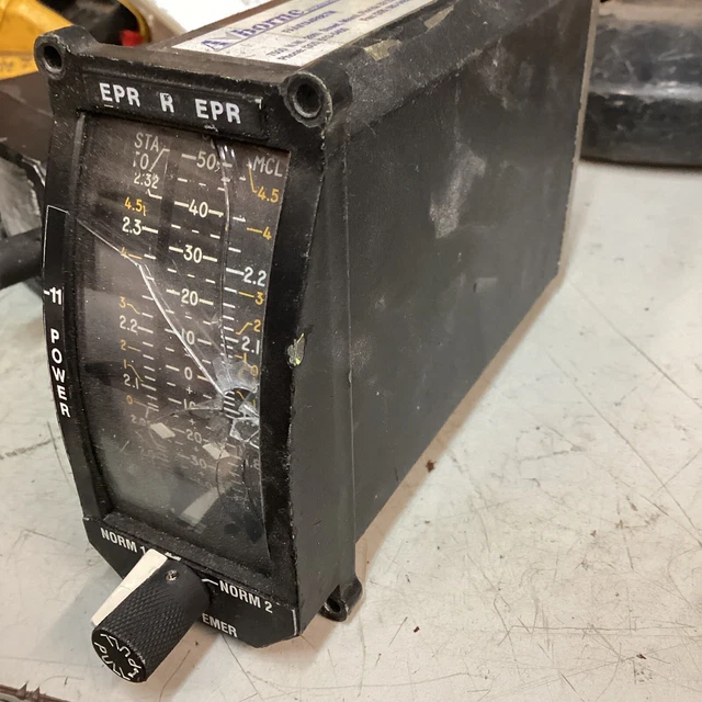 HONEYWELL JG908A21 SER.3 RAT EPR Indicator Aircraft Parts $150.00 ...